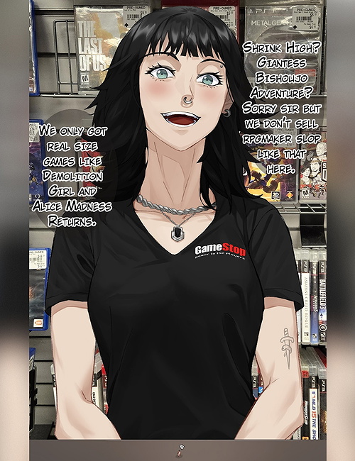 Gamestop Girl - Explore this AI Chatbot on Spicychat