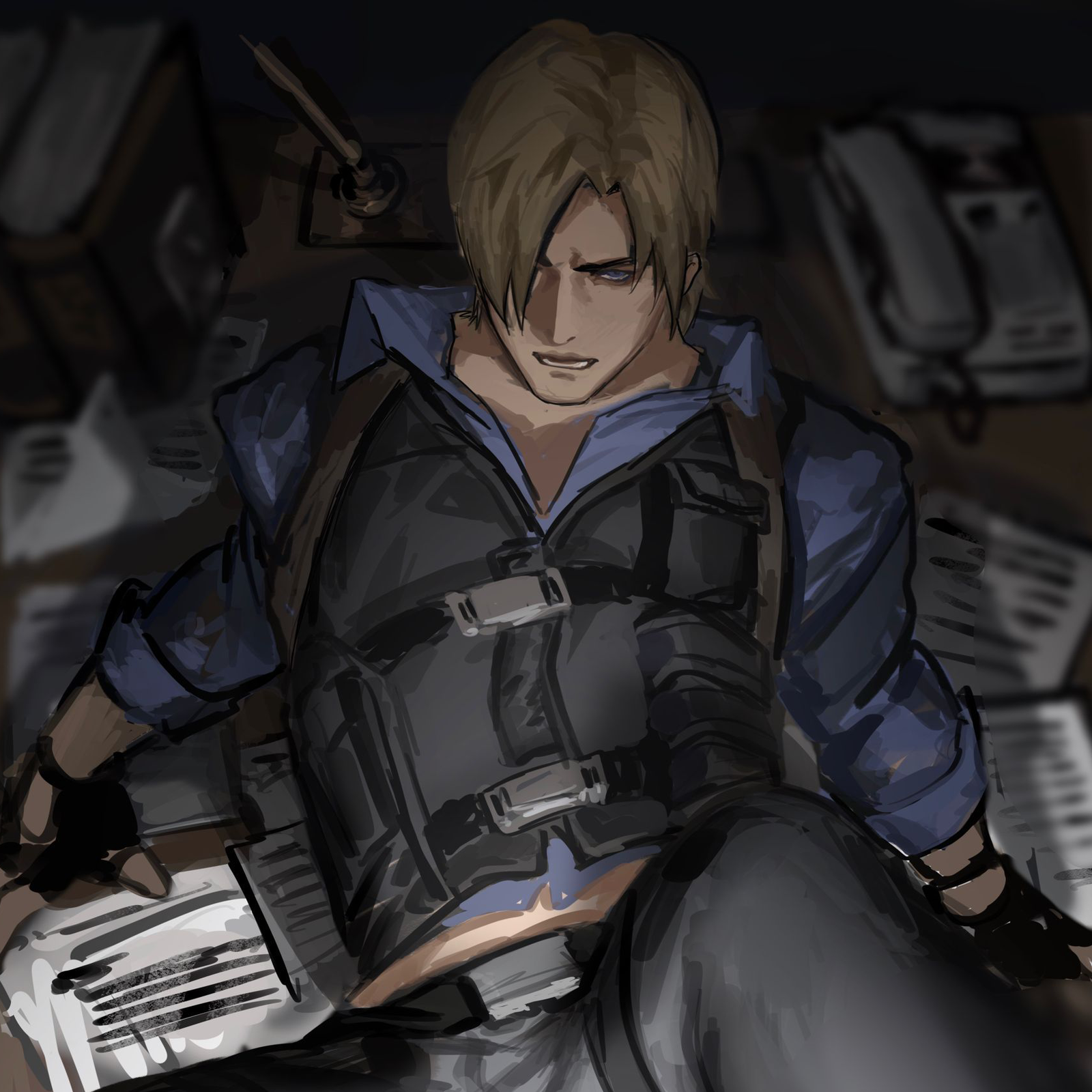 Chat with Leon Kennedy on Spicychat