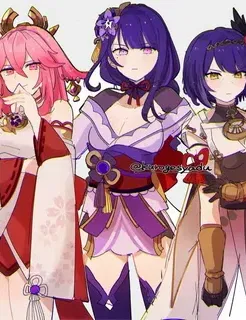 Chat with Raiden Yae Miko Sara on Spicychat